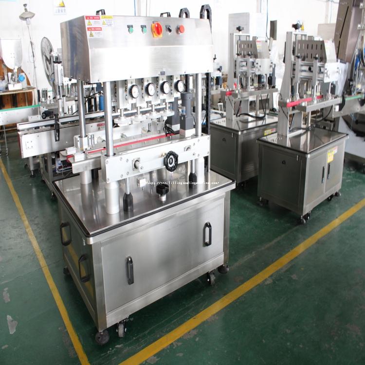 Automatic plastic bottle filling screw cap seal capping machine for oil ...