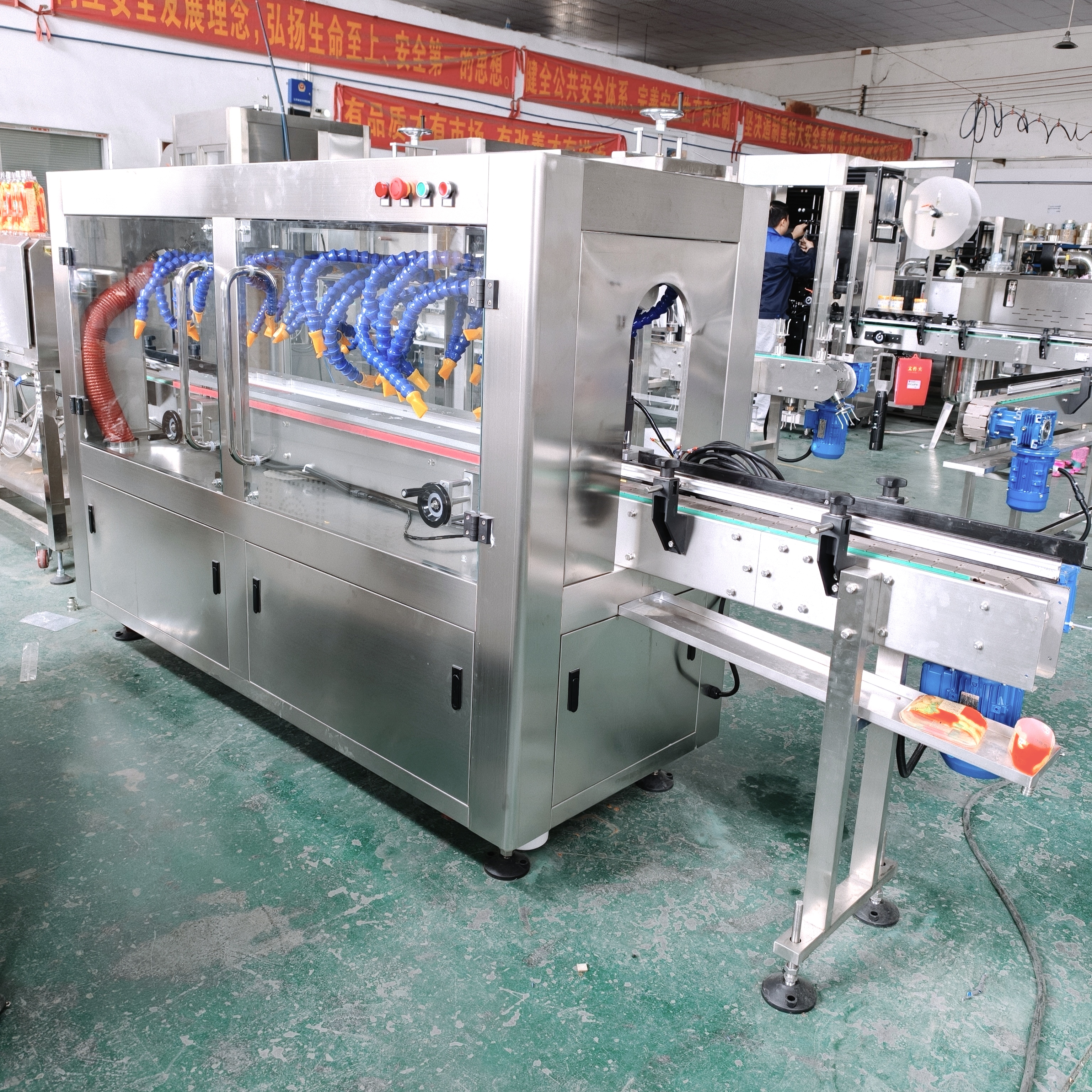 Automatic Bottle Blowing Air Dryer High Speed PET Bottle Drying Machine ...