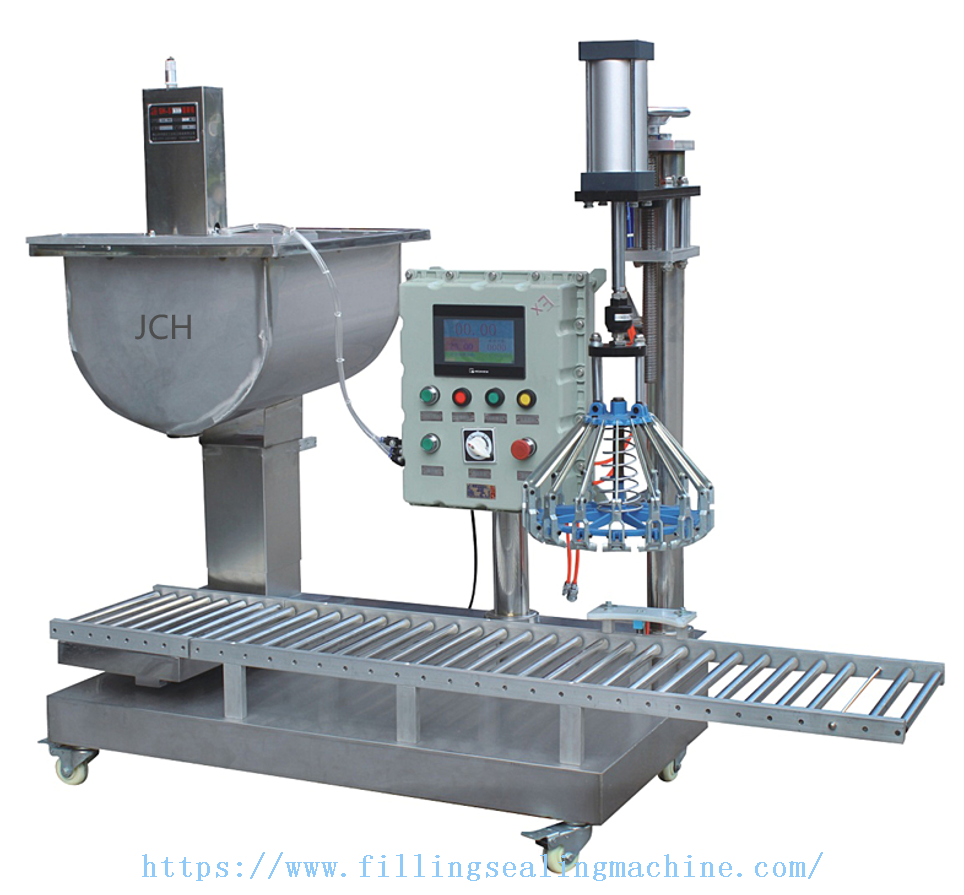 Semi-Automatic Drum Filling & Capping Machine - Precision Filler for ...